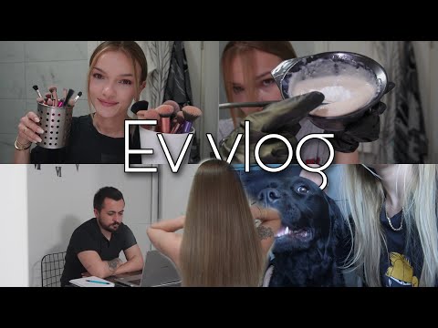 Saçlarımı boyadım yine 🙄Türkiye’de ne yapıyoruz? Aldığımız eğitimler? Fırçalarımı yıkıyoruz | Vlog