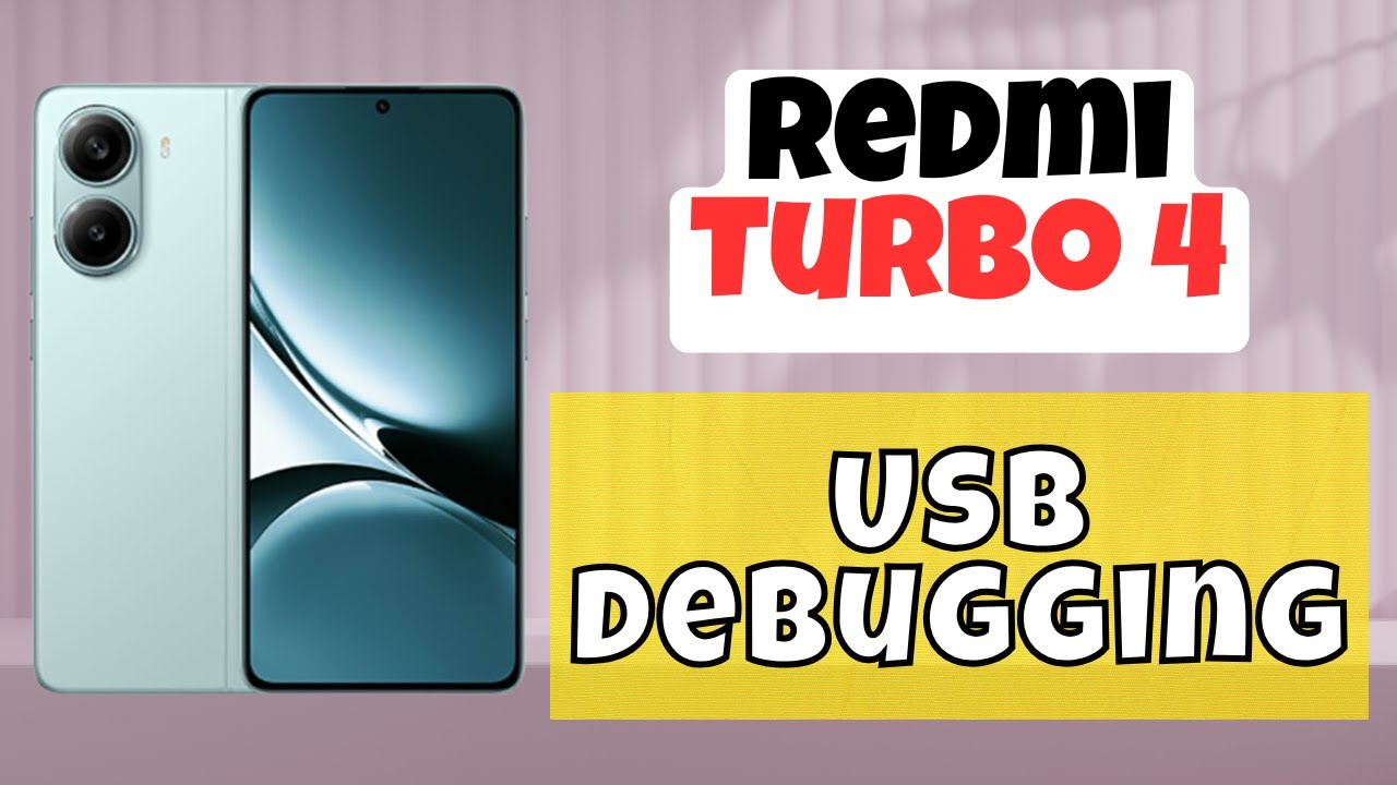 Usb debugging Redmi Turbo 4 || How to use USB debugging options || USB ...