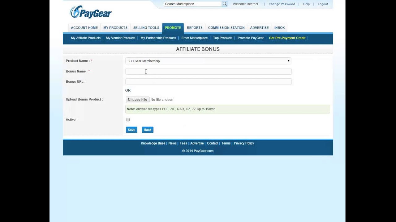 PayGear Affiliates can Add Bonus Products - YouTube