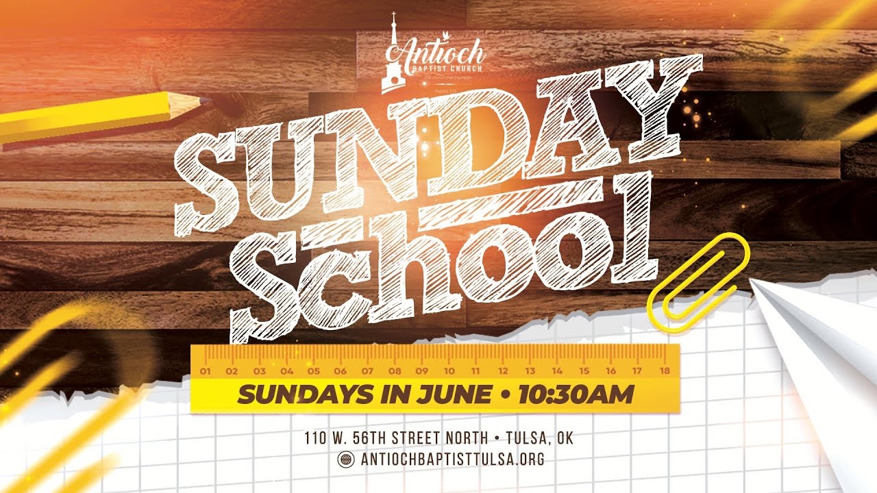Sunday School Series - June 1 2025 -Join Us - YouTube