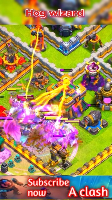 Hog wizard attack strategy.Clash of clans. #aclash #clashofclans # ...