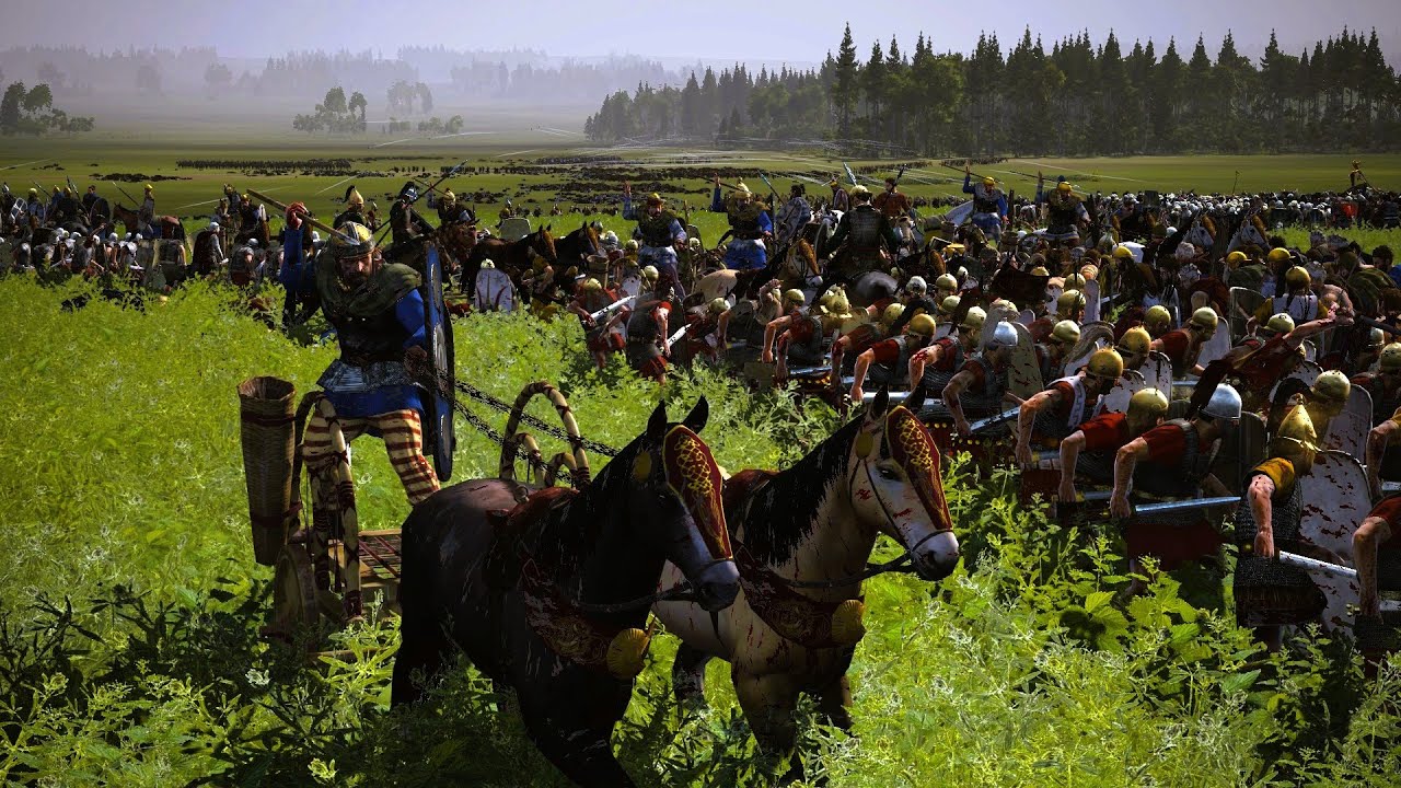 Tácticas de Rome 2¡¡CARROS INSPIRADOS!! Druidas y dioses ¡¡Máxima Moral ...
