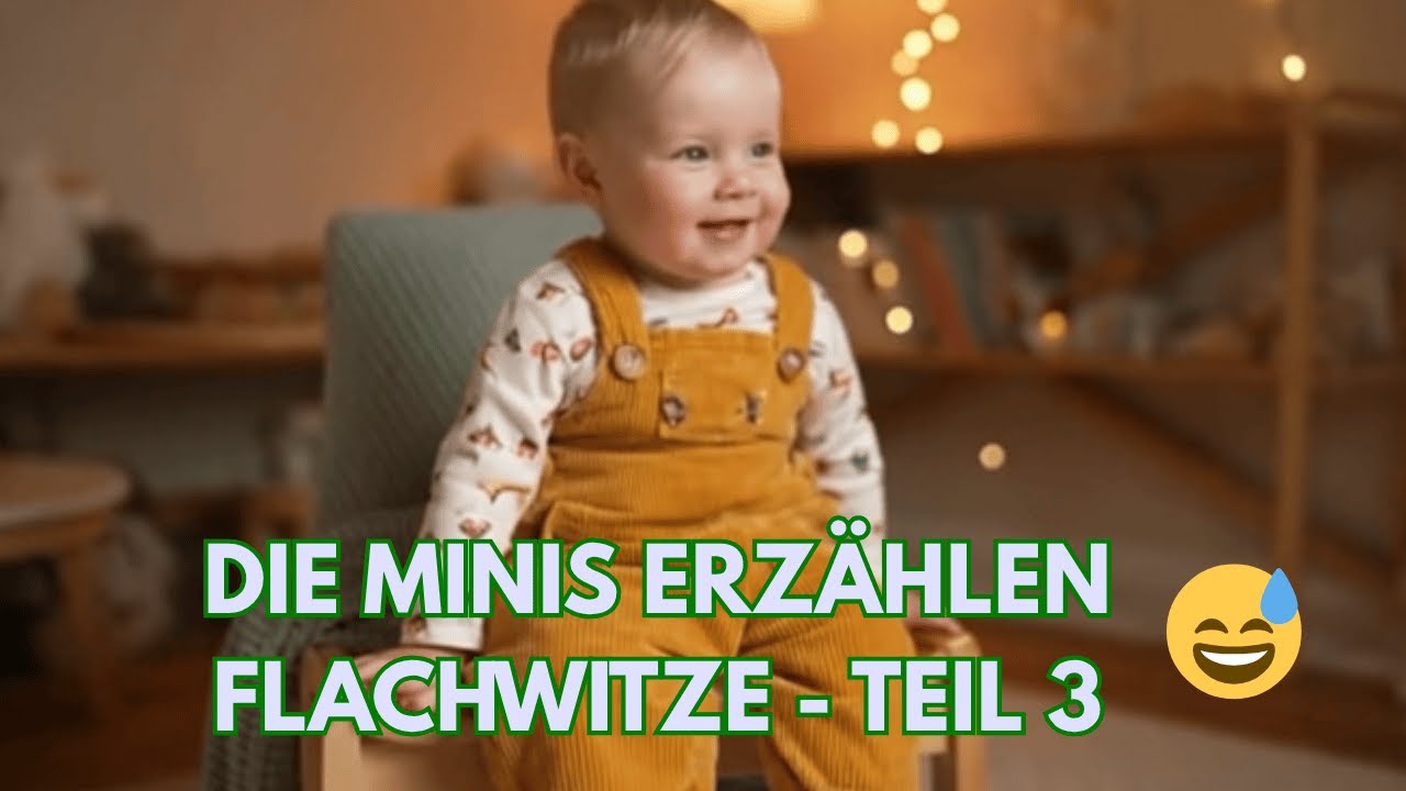 Die Minis erzählen Flachwitze - So niedlich! 🥰 Teil 2, mit Sora 2 - YouTube