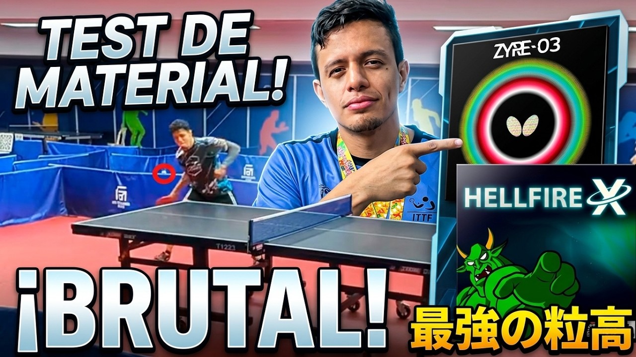 Control Perfecto 🤯 : ZYRE 03 x HELLFIRE X 🏓 | 卓球 粒高ラバーの驚異的なコントロール - YouTube