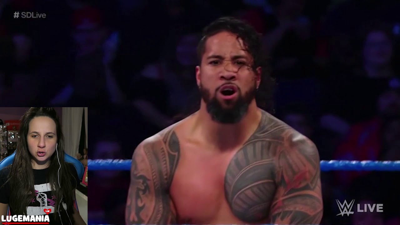 WWE Smackdown 1/23/18 Uce vs Chad Gable - YouTube