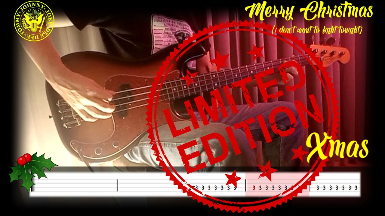 Ramones – Merry Christmas (I Don’t Want to Fight Tonight) Bass Cover ...