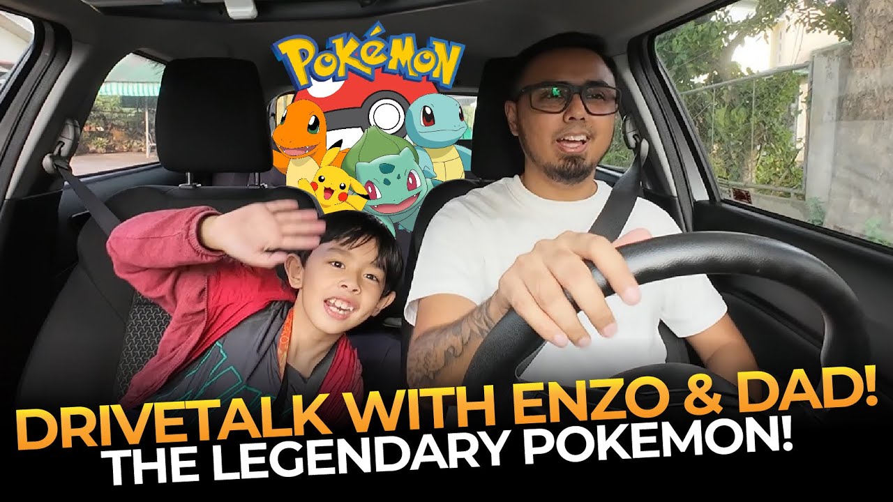 Legendary Pokemon Road Trip!🚗💨Enzo & Dad's Hilarious Drive Talk!😂 ...