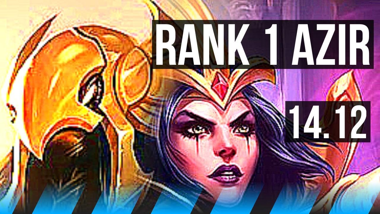 AZIR vs LEBLANC (MID) | Rank 1 Azir, Legendary, 14/2/3, 800+ games | EUNE Grandmaster | 14.12 ...