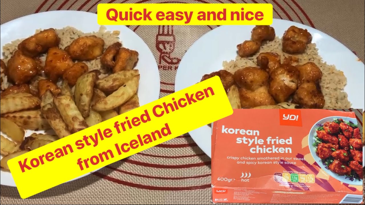 Korean style fried Chicken from Iceland - YouTube