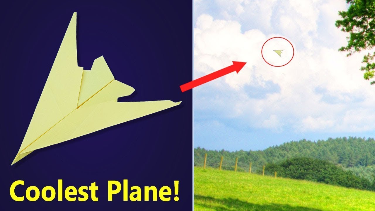 Paper Airplane That Flies Straight - How to Make a Paper Plane That ...
