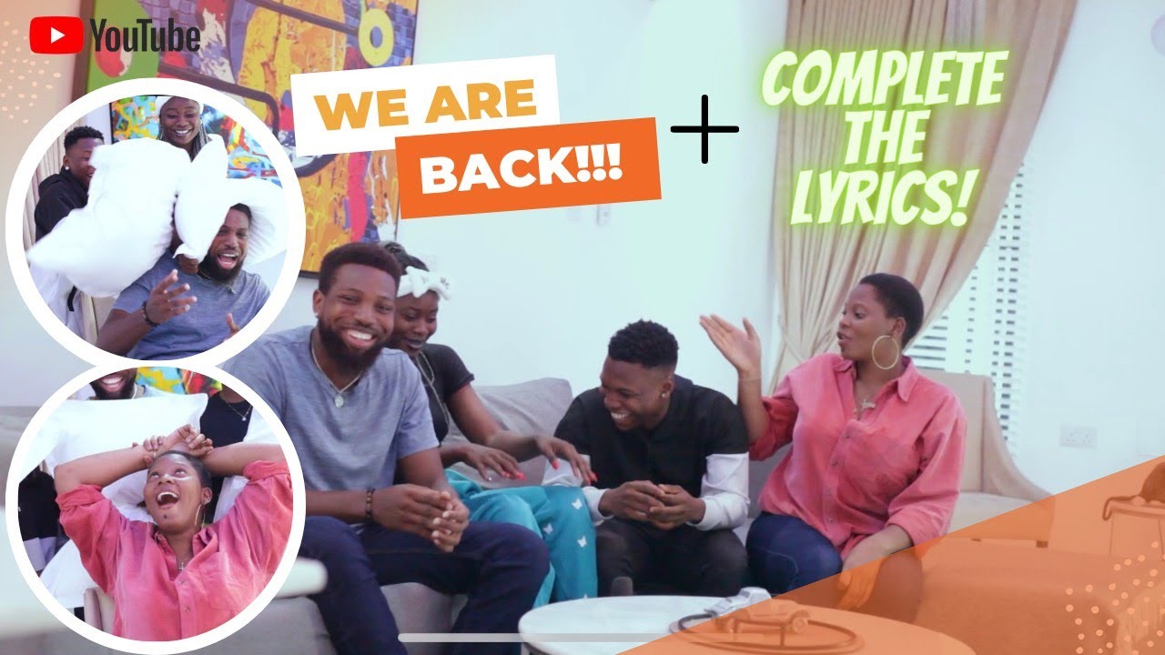 COMPLETE THE LYRICS (Welcome back video + worstest singers) - YouTube