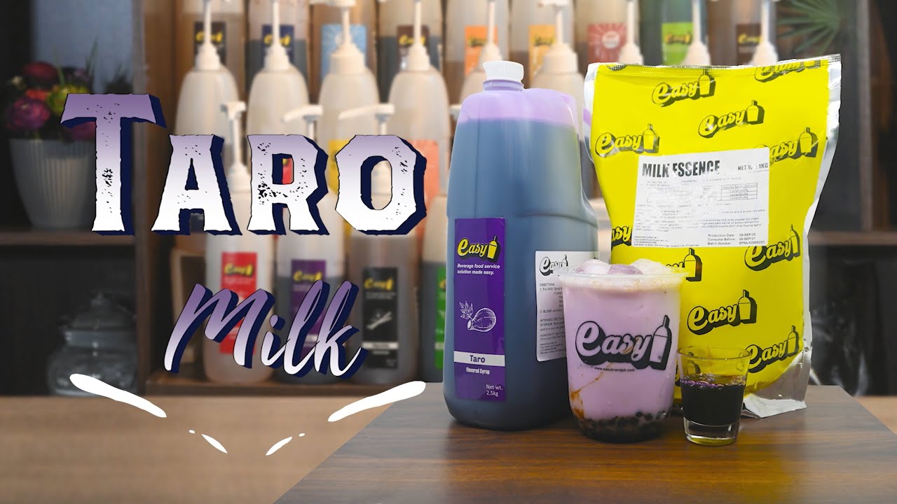 HOW TO MAKE TARO MILK CREAM - YouTube