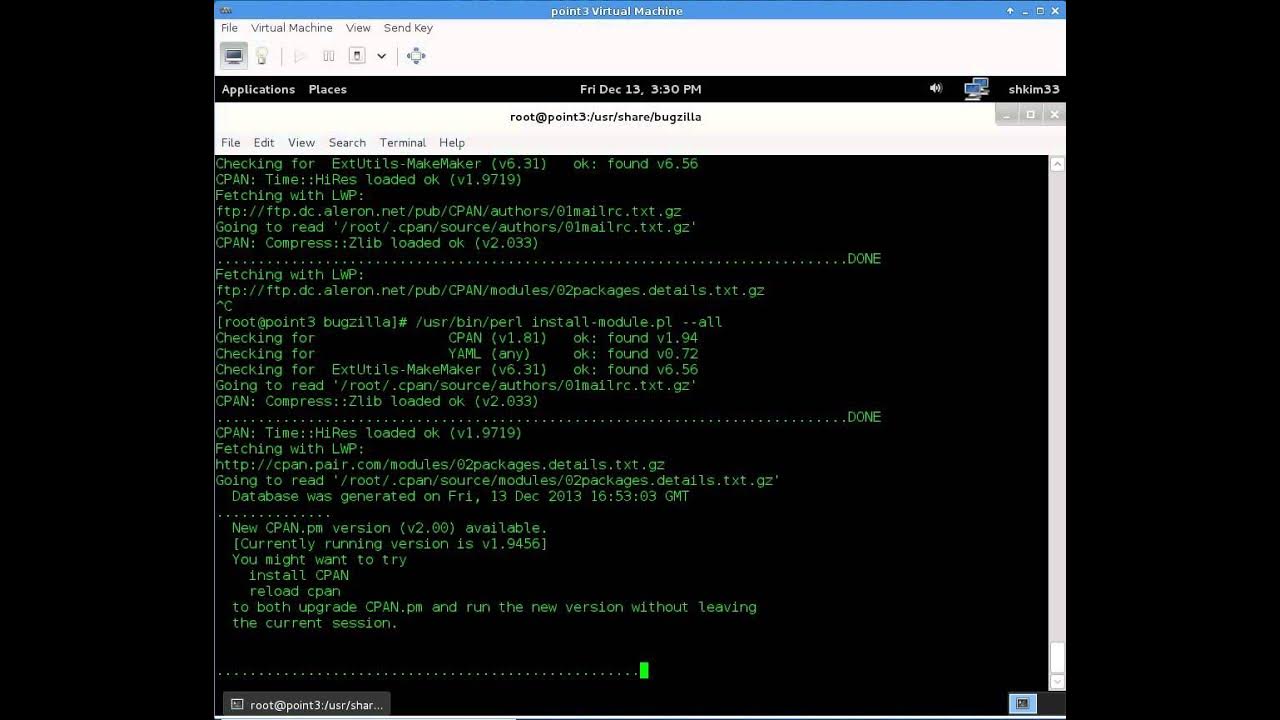 Installation of Bugzilla on Fedora 15 - YouTube