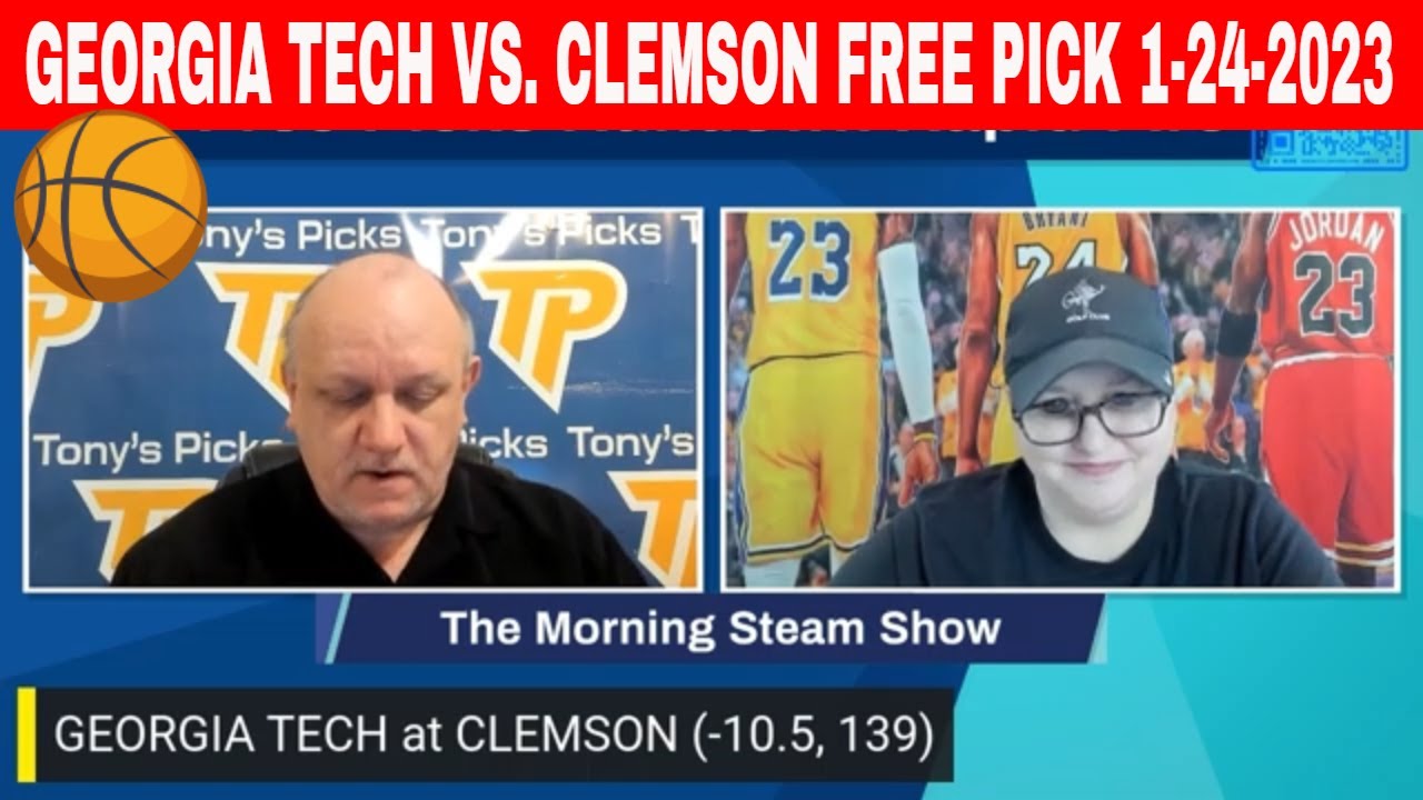 Georgia Tech vs Clemson 1/24/2023 FREE College Basketball Expert ...