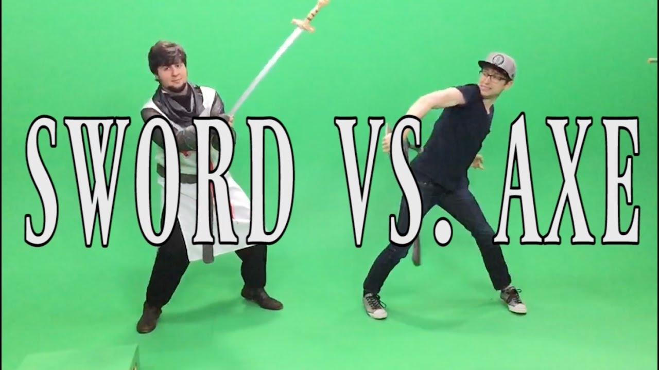 SWORD vs. AXE - a new album/video with JonTron & Mike Diva - YouTube