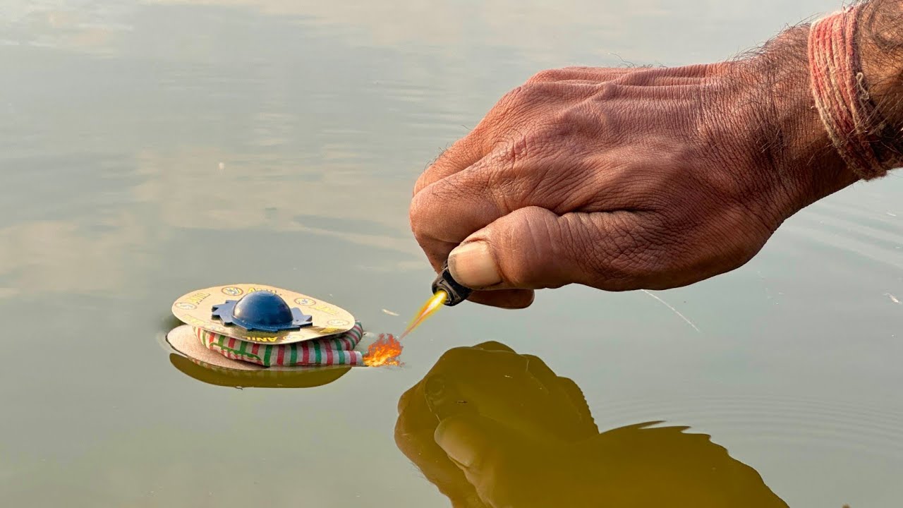 Diwali chakari on water - defferent type chakari water testing 😱diwali ...