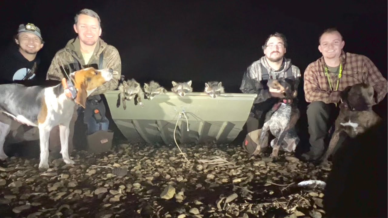 COON HUNTING: A NIGHT ON AN ISLAND - YouTube