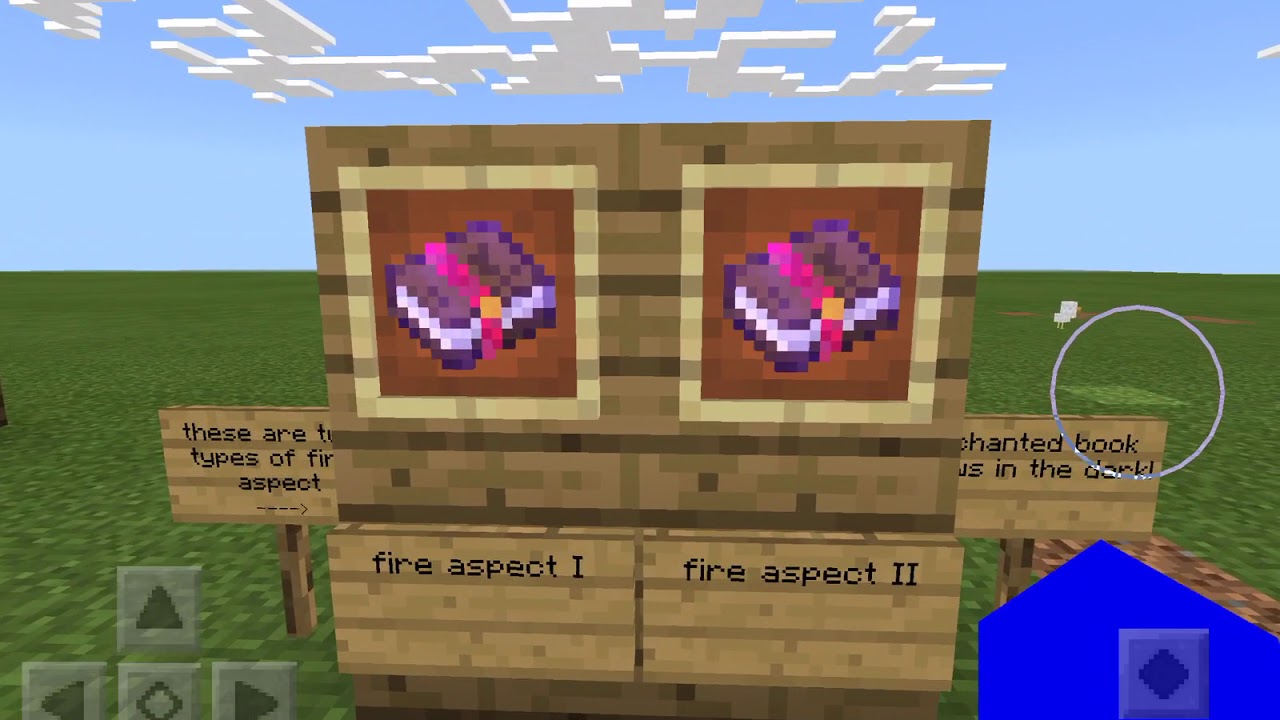 Fire aspect enchantment | Minecraft - YouTube