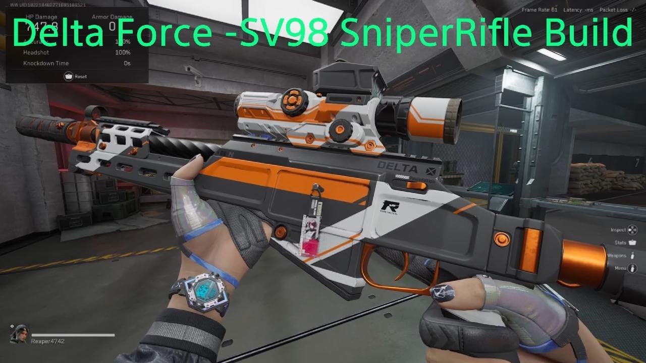Delta Force - SV98 Sniper Rifle Build (Season 5) - YouTube