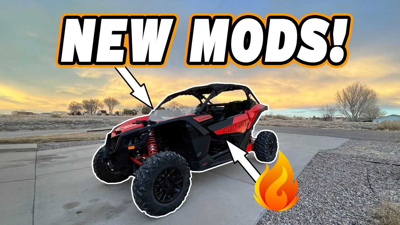 First Mods Completed On Our Can-Am Maverick X3 SXS! - YouTube