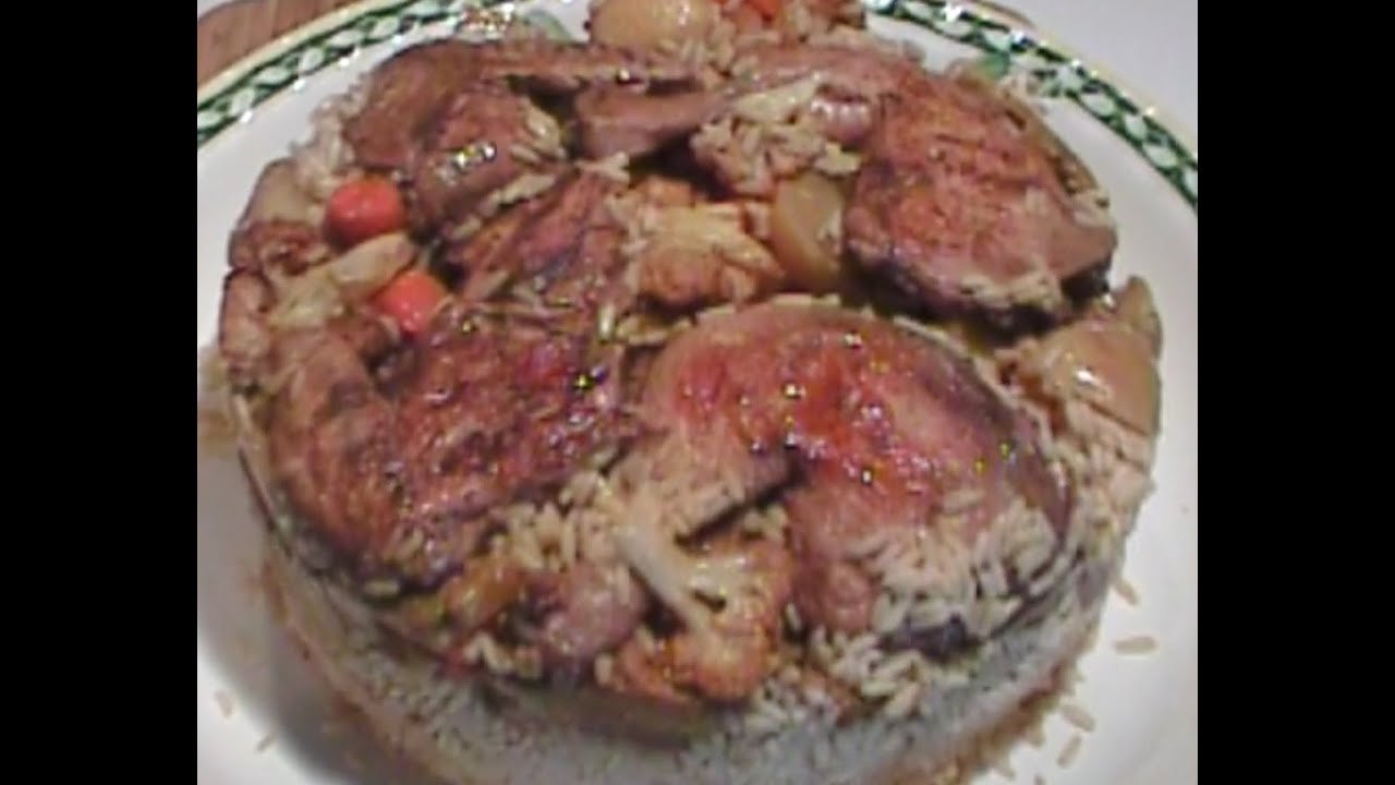 FANTASTIC! MAQLUBA (Upside Down Rice Platter) - YouTube