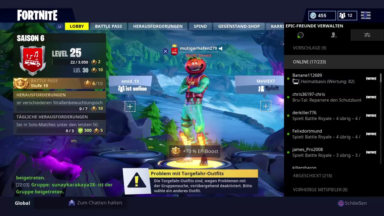 Fortnite deutsch abo zocken ich bin tsm_member |faze tom - YouTube