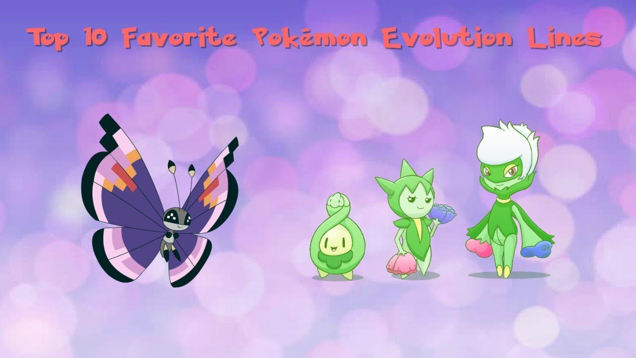 Top 10 Favorite Pokémon Evolution Lines - YouTube