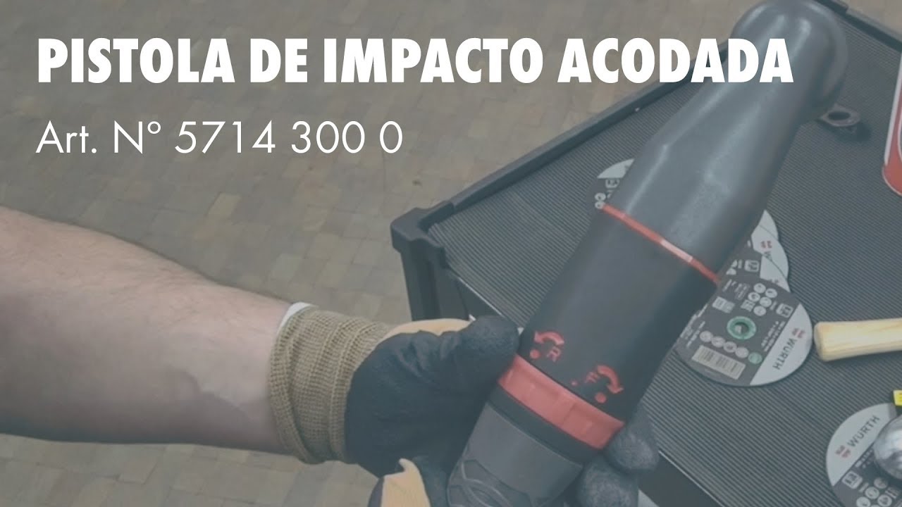 Pistola de Impacto Neumática Acodada - YouTube