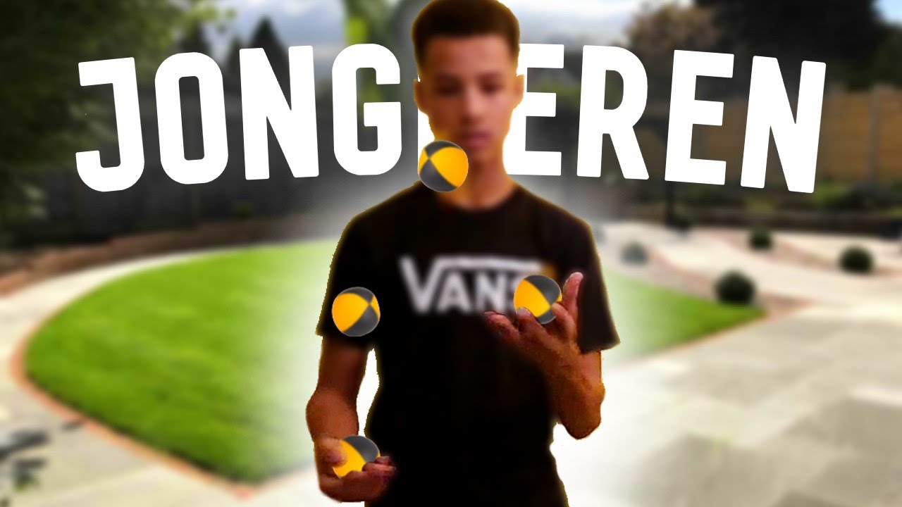 Leren JONGLEREN met 4 BALLEN - YouTube