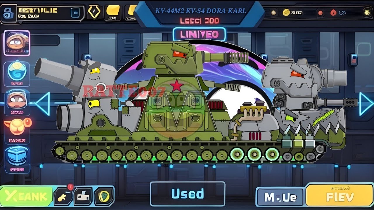 Tank Combat War Battle New KV-44 M2 KV-54 VK-44 DORA KARL FUSION Coming ...