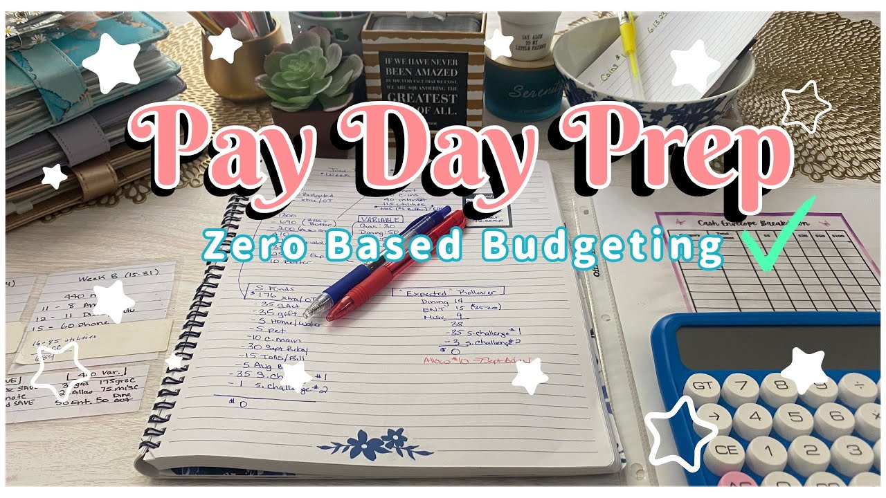 Low Income Pay Day Prep | Zero Based Budget | Detailed & Beginner ...