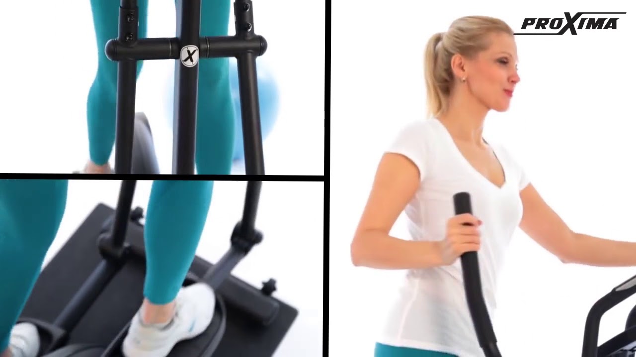Домашний эллиптический тренажер PROXIMA PANDA - YouTube