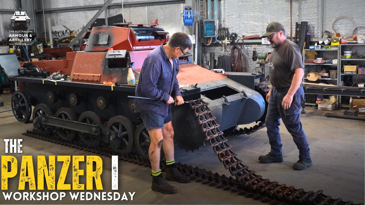 WORKSHOP WEDNESDAY: Panzer I TRACK on and Test Drive! - YouTube