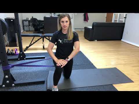 Banded hip mobilization - lateral distraction - YouTube