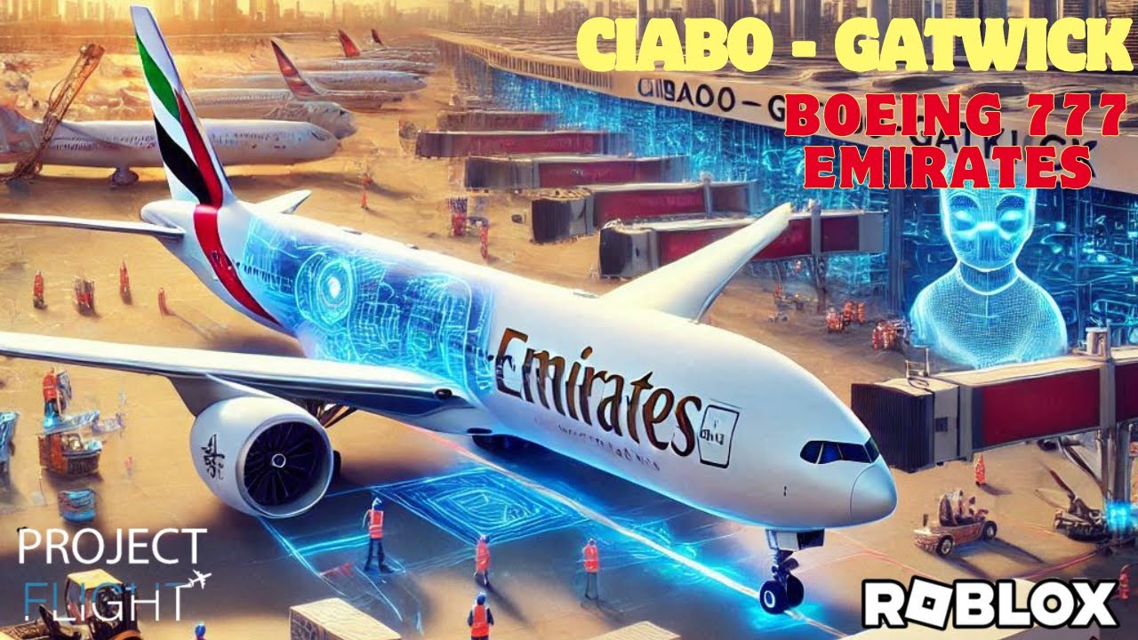 Ciabo - gatwick Boeing 777 Emirates. Project flight the ultimate game ...