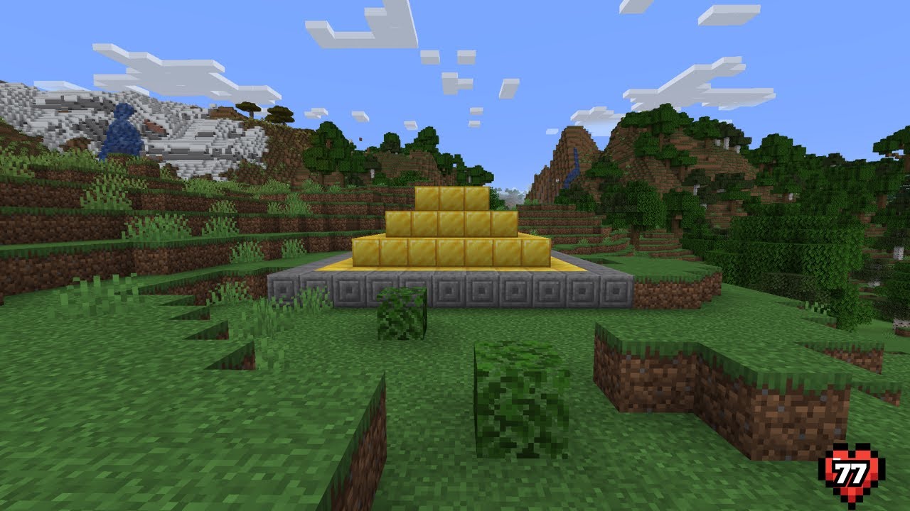 I Finally Built a Gold Beacon in Minecraft Survival - YouTube