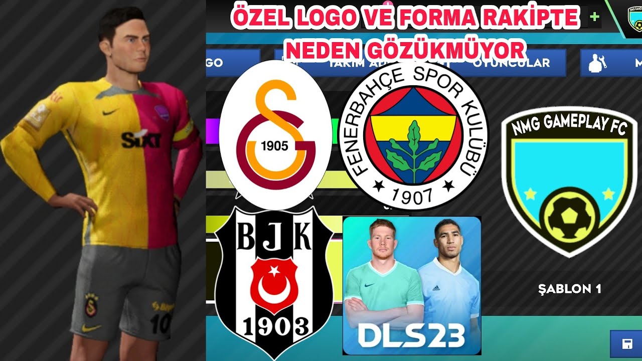 DLS 23 - LOGO VE FORMA KARŞI TARAFTA GÖZÜKMÜYOR! Dream League Soccer ...