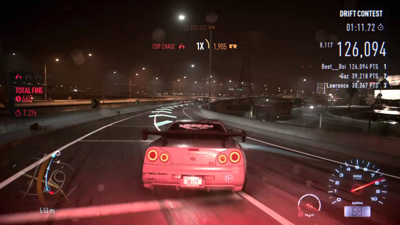 NFS | Drifting in my Skyline - YouTube