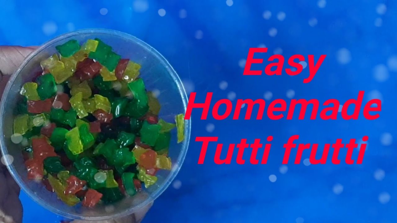 Tutti frutti/Home made Tutti frutti/How to make Tutti frutti/പച്ച ...