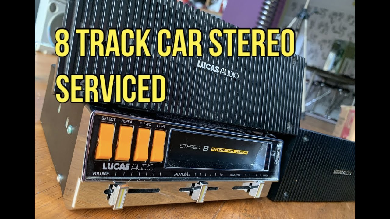 Lucas 8 Track Car Stereo Player and Speakers Stripped and Restored ...