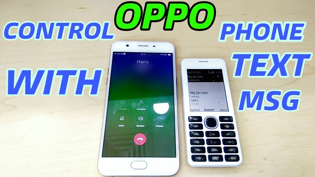 Control Oppo Phone With Text Message - YouTube