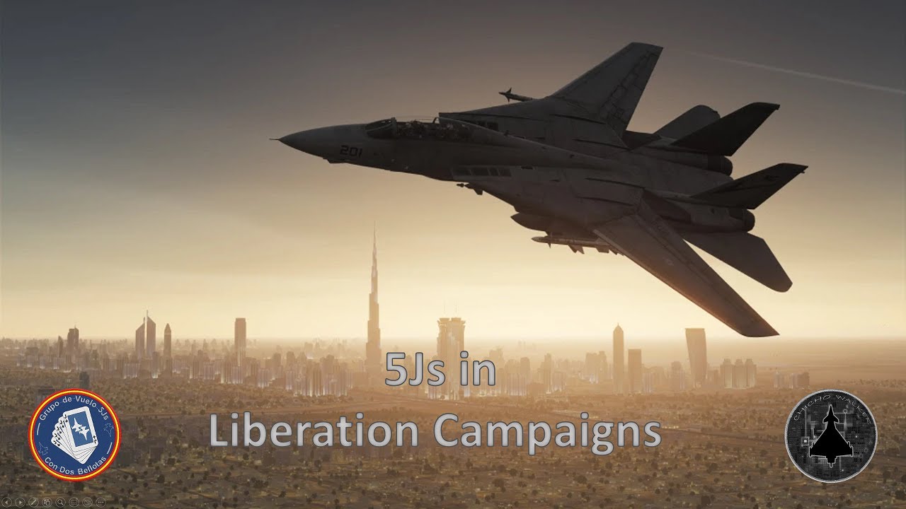 DCS Liberation 5Js SQN moments!!!! - YouTube