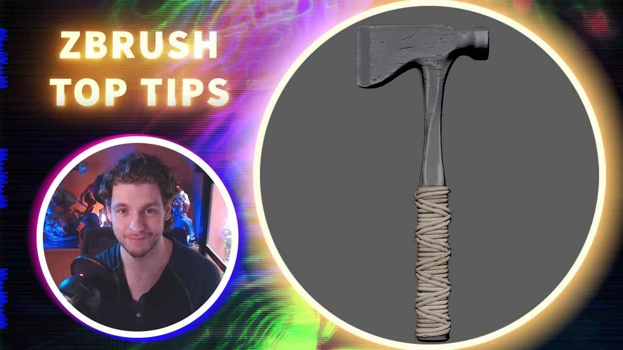 A Quick Way to Create Rope in ZBrush - ZBrush Top Tips - Daniel Bel ...