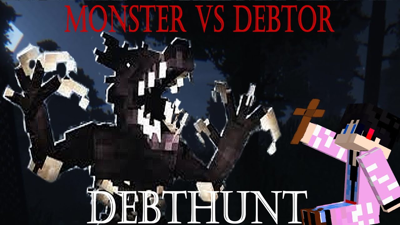 😱Майнкрафт, Охота на должников в очень страшном лесу (Хардкорный режим ...