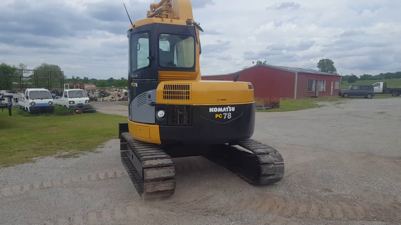 Komatsu PC78 4-28-17 - YouTube