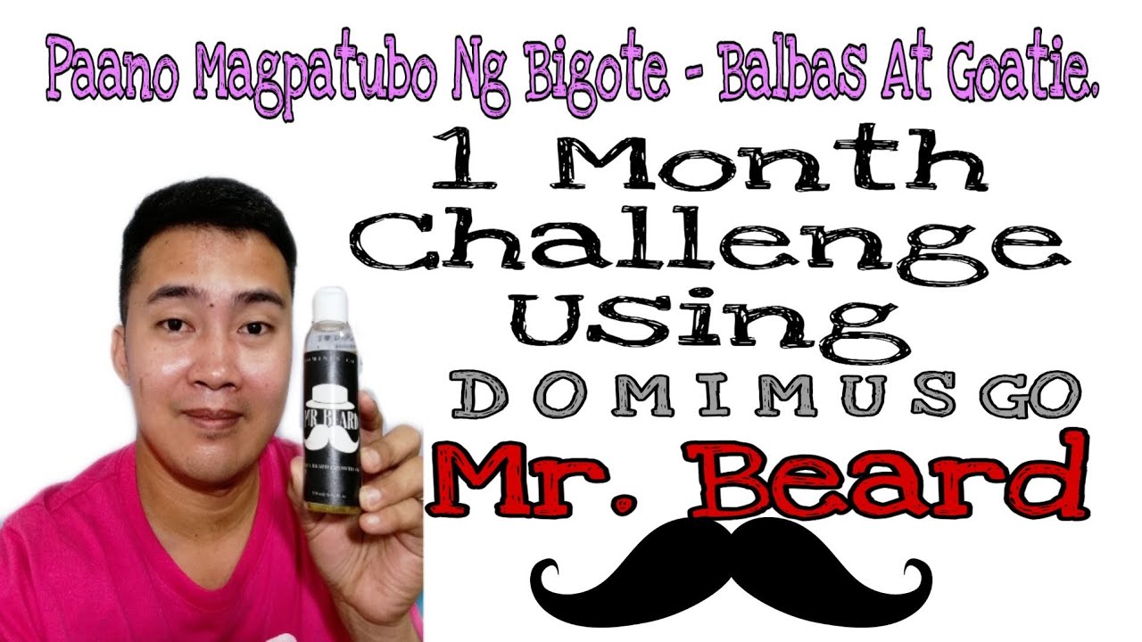 Paano Magpatubo Ng Bigote - Balbas At Goatie?? | 1 month Challenge With ...