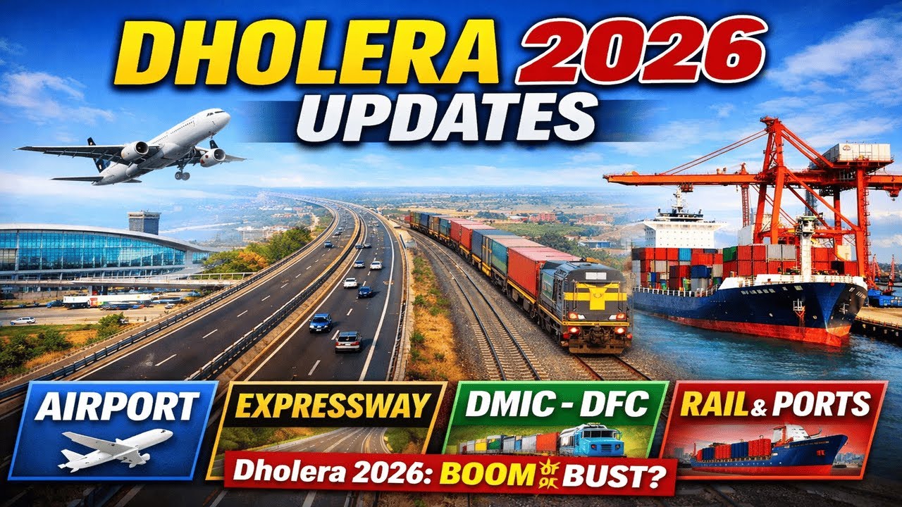 Dholera 2026 Status: Airport, Expressway, Metro, DMIC-DFC, Railway ...