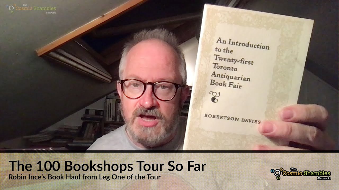 100 Bookshops Tour: Leg 1 Book Haul - Robin Ince - YouTube