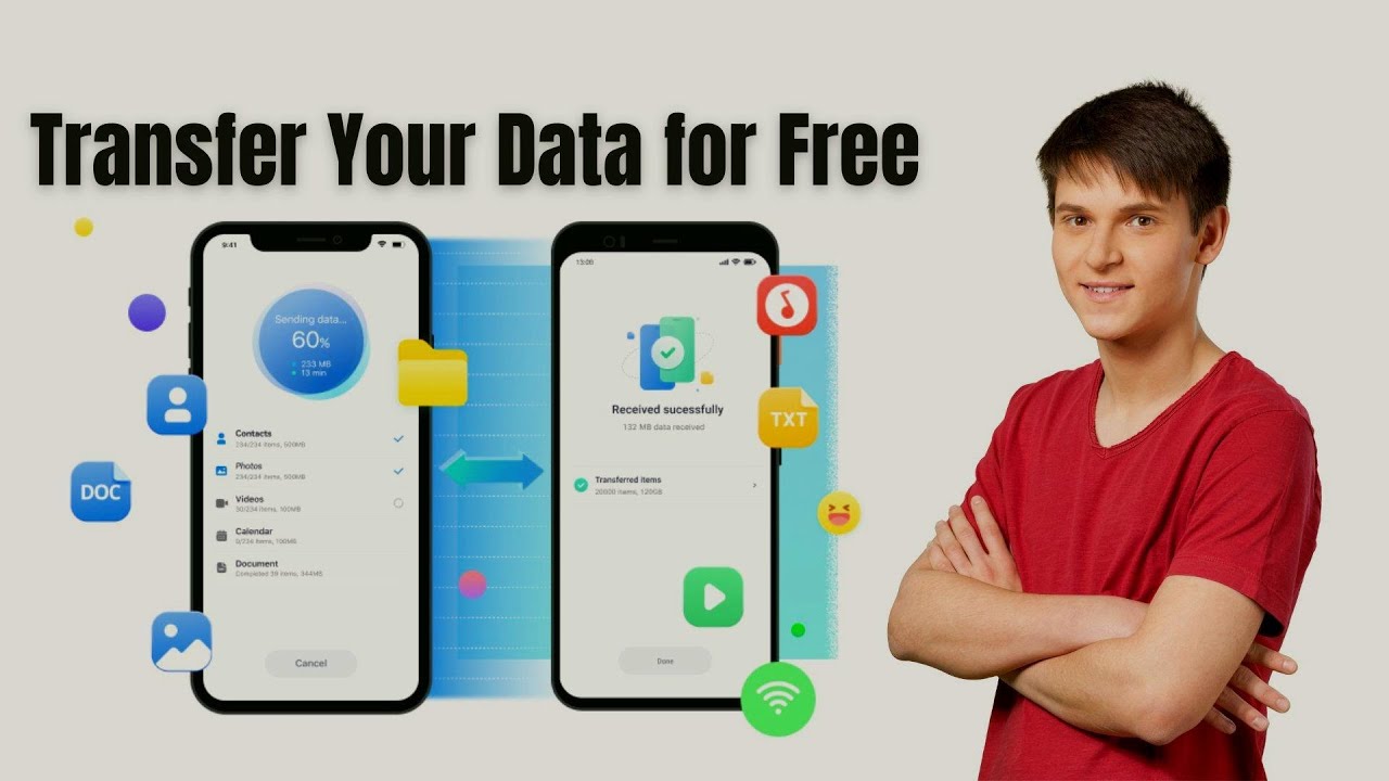 Transfer Contacts from Android to iPhone in 3 Simple Steps Free Data Transfer - YouTube