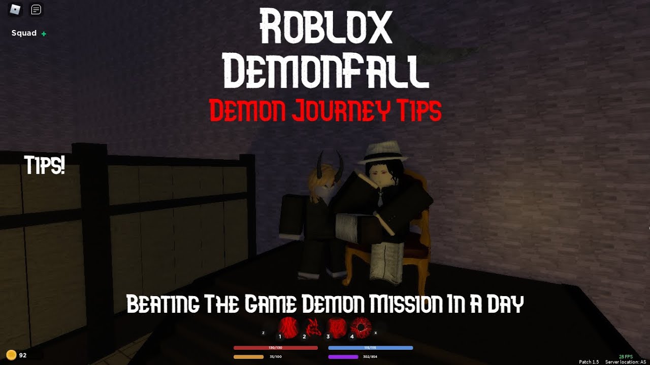 Demonfall Roblox| Becoming A Demon| Tips Finishing The Mission Of ...